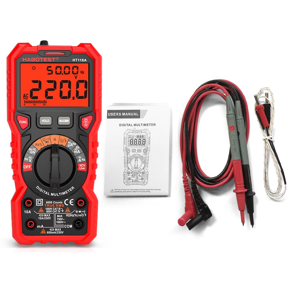 Auto-scanning Digital Multimeter DC AC Capacitance... – Vicedeal