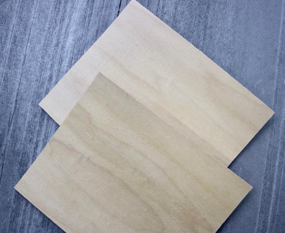 1.2mm14 * 17cm Canada Maple light wood chip sheet – Grandado