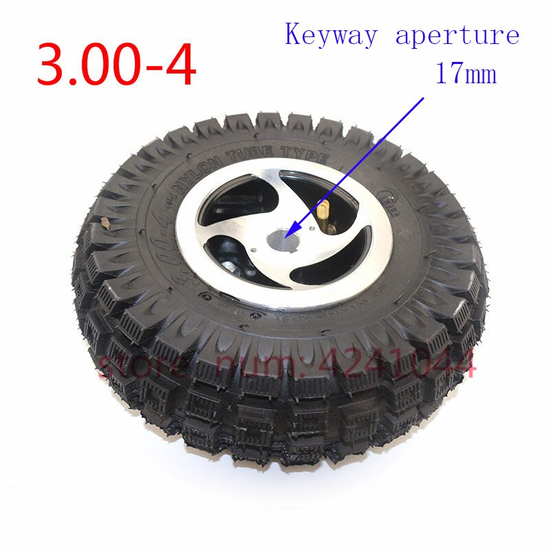 3.00-4 Scooter wheels Mini ATV 17mm /19mm Keyway w... – Vicedeal