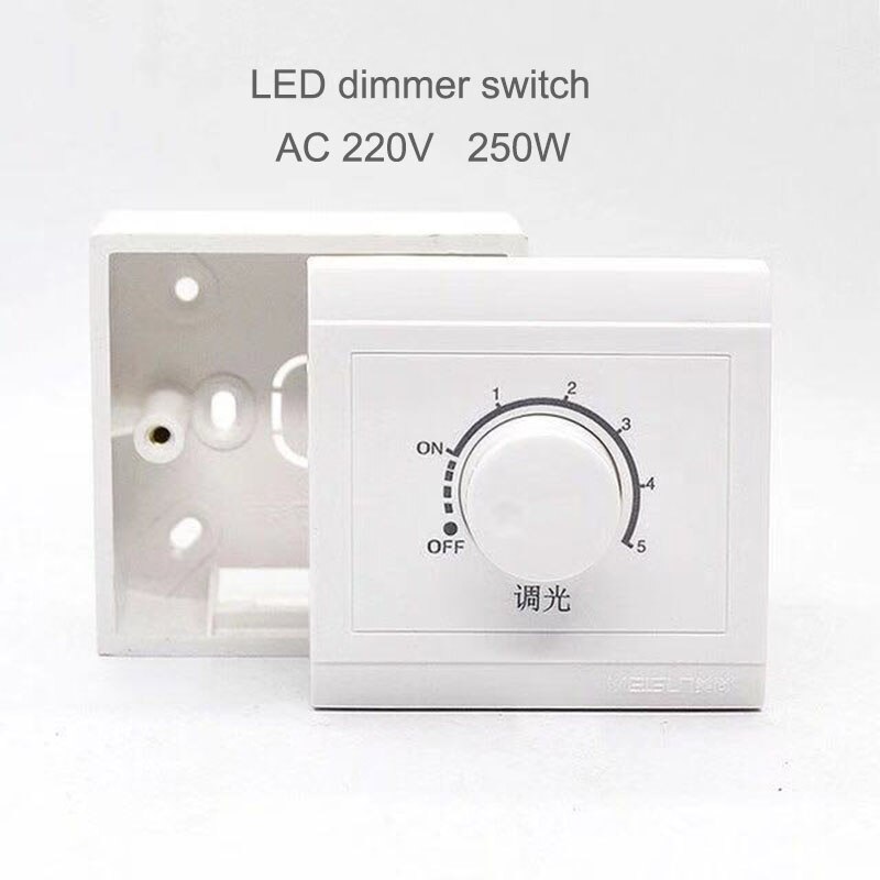 LED dimmer switch AC220V 250W adjustable controlle... – Vicedeal