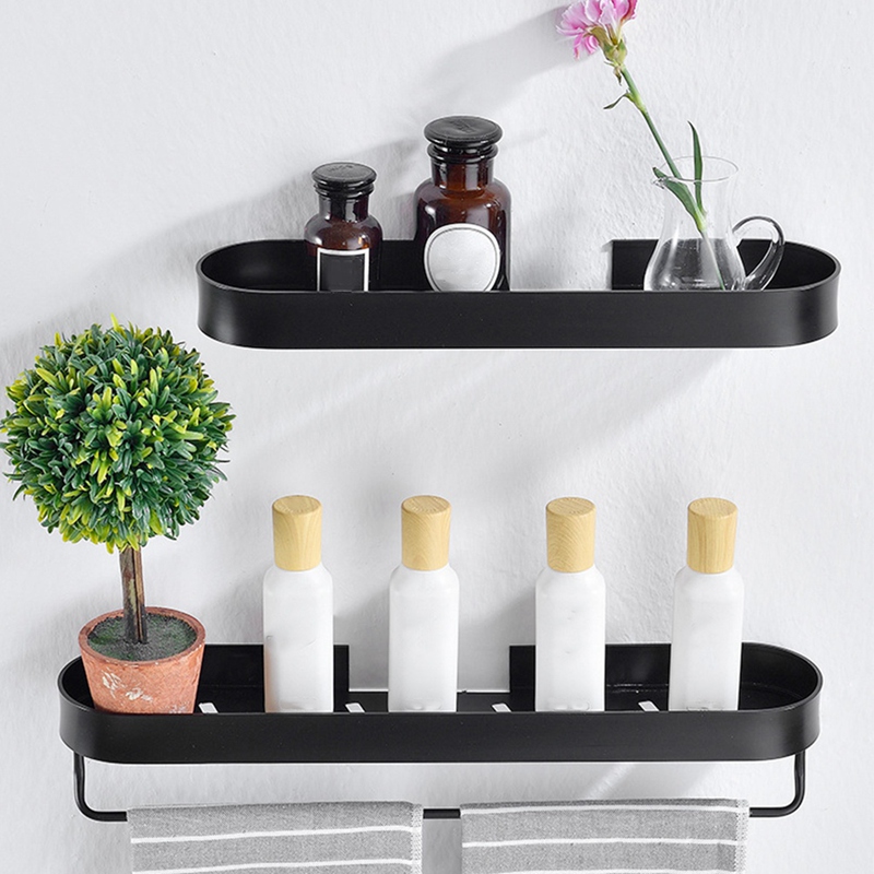 Bathroom Shelf Rack Wall Mounted Shelves Bath Towe... – Vicedeal