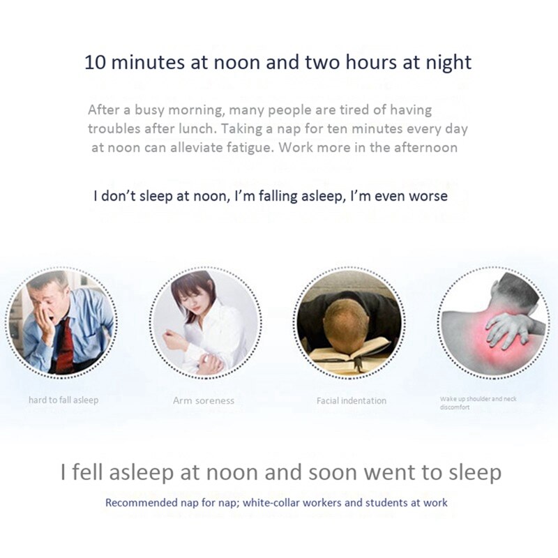 L-Shaped Siesta Pillow, Comfortable Appearance, Co... – Vicedeal