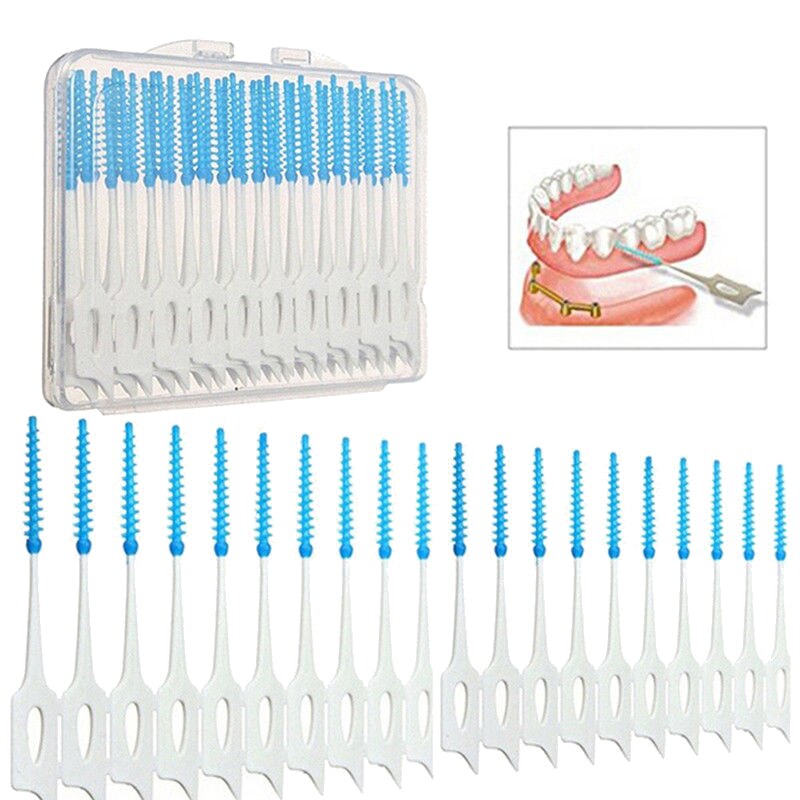 40pcs Interdental Cleaner Gum Brush Toothpick Clea... – Grandado