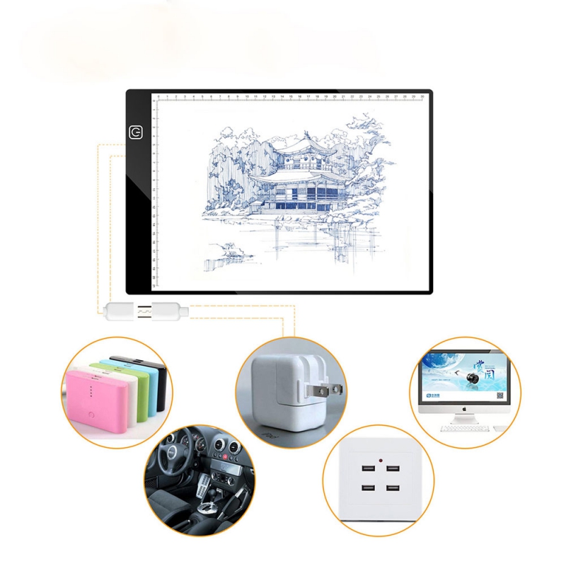 Artcraft Sketch Board Copy Table And Scale LED Boa... – Grandado