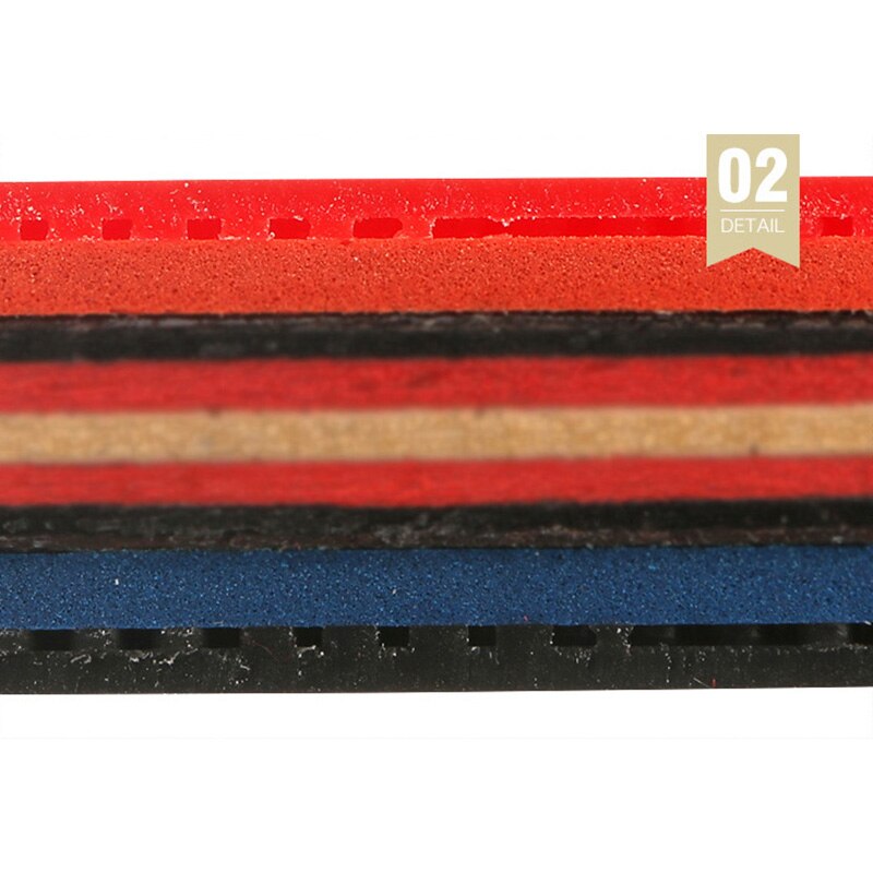 6 Star Carbon Blade Table Tennis Racket Rubber Wit... – Grandado