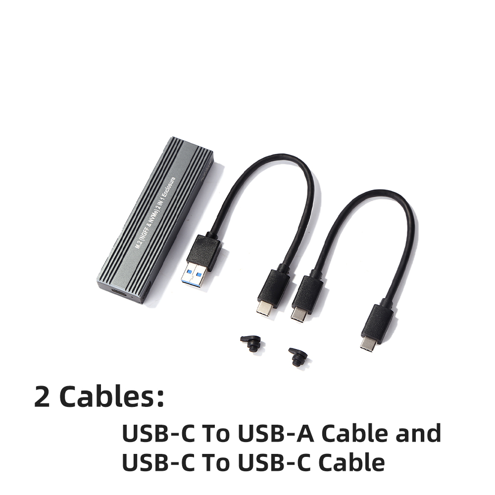 GUDGA NVMe M2 SSD Case SATA To USB Type C 3.1 SSD ... – Grandado