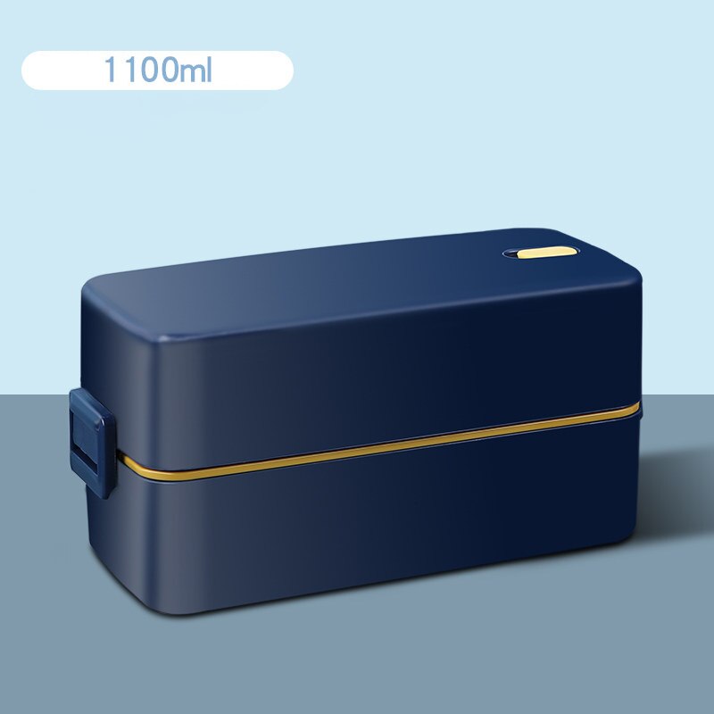 Lunch Box, 2-Layer Bento Box and Cutlery Set Lunch... – Vicedeal