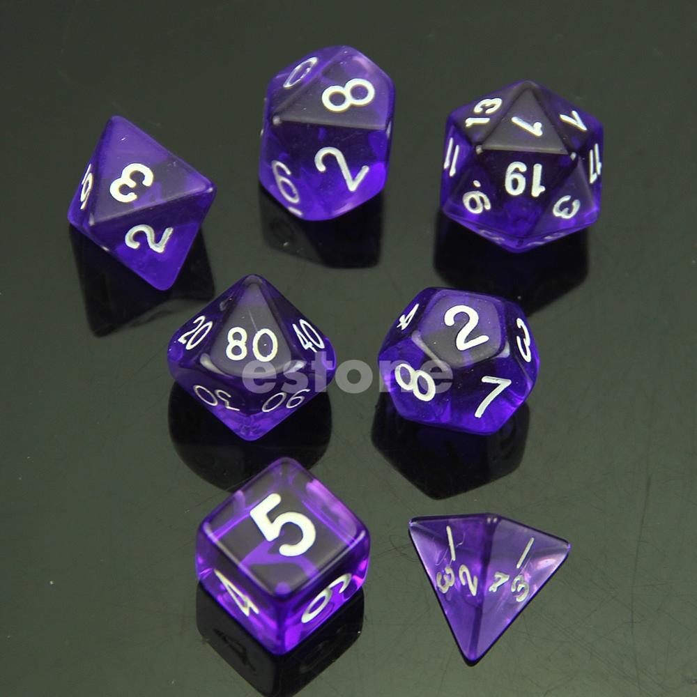 Multi-Sided Die D4 D6 D8 D10 D12 D20 MTG RPG D&D D... – Grandado