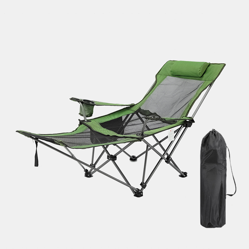 Outdoor Portable Adjustable Recliner Camping Foldi... – Grandado