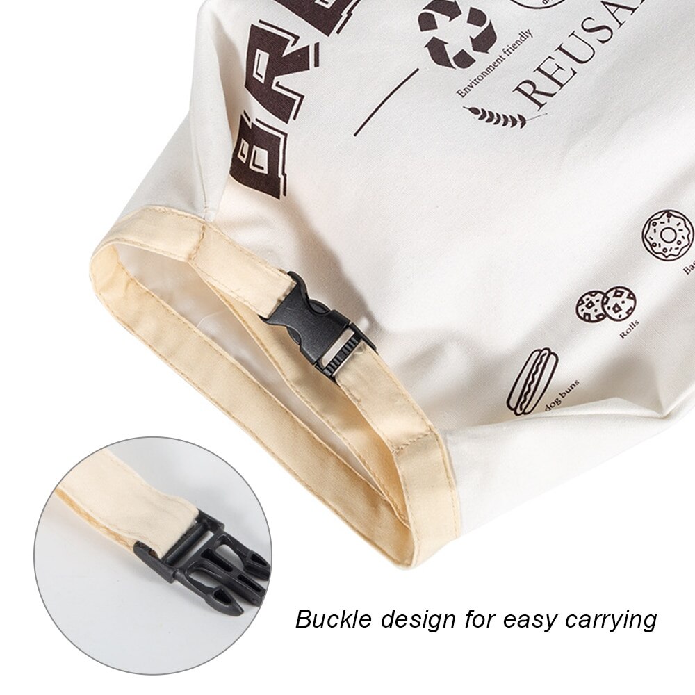 Kitchen bag cotton bread bag reusable food storage... – Vicedeal