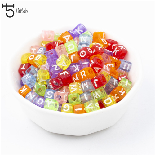 200pcs Acryl Kubus Letter Kralen voor Sieraden Mak... – Grandado