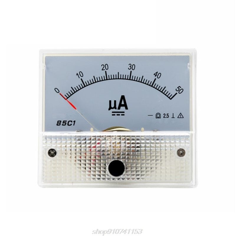 DC 85C1 μA Analog Current Meter Panel Dial Current... – Grandado