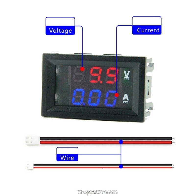 Dc 7-110V Voltmeter Current Meter Ampere Volt Gaug... – Vicedeal