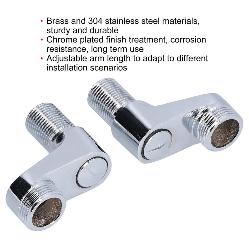 Shower Faucet Swing Shower Mixer Adapter Chrome Pl... – Vicedeal