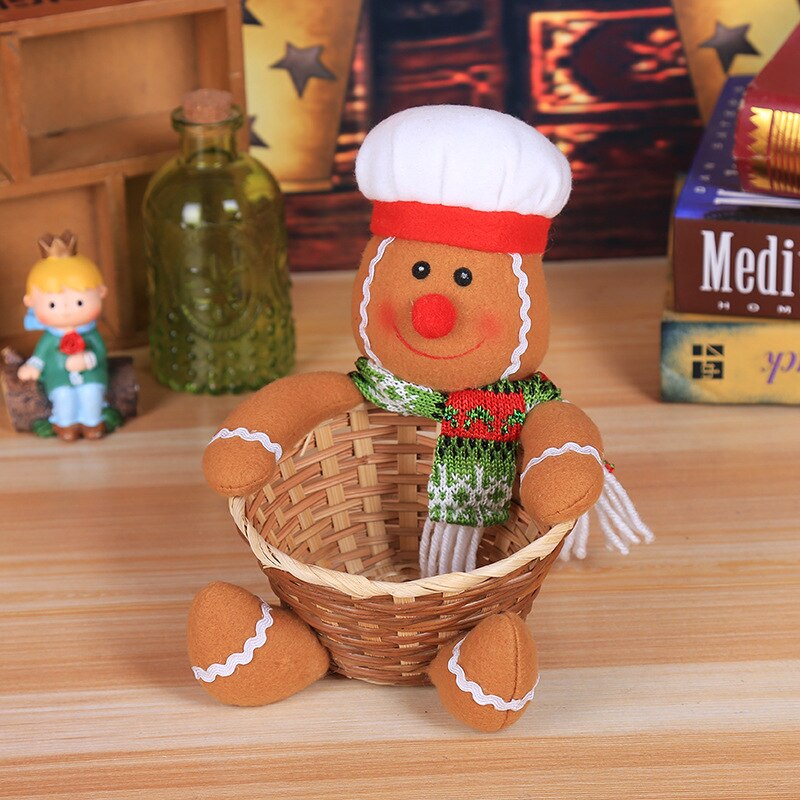 Vrolijk Kerstfeest Snoep Opslag Mand Decoratie Ker... – Vicedeal