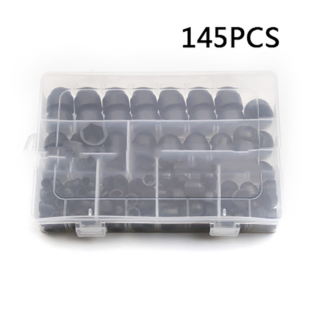145PCS M4 M5 M6 M8 M10 M12 Plastic Rubber Hex Nut ... – Grandado