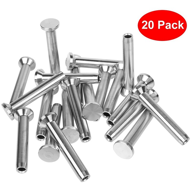 20Pcs T316 Stainless Steel Fixed Ends Stemball Swa... – Grandado