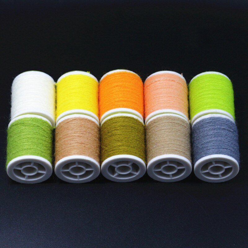 Royal Sissi 10 spools fly tying midges yarn micro ... – Vicedeal