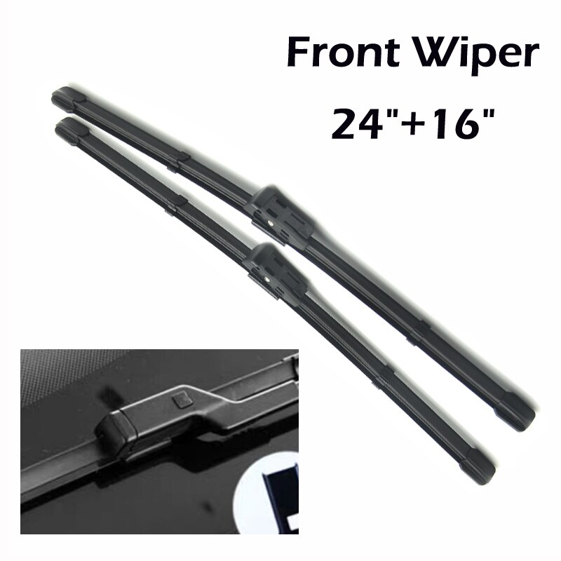 Wiper Front Rear Wiper Blades Set For VW Polo 6R H... – Grandado