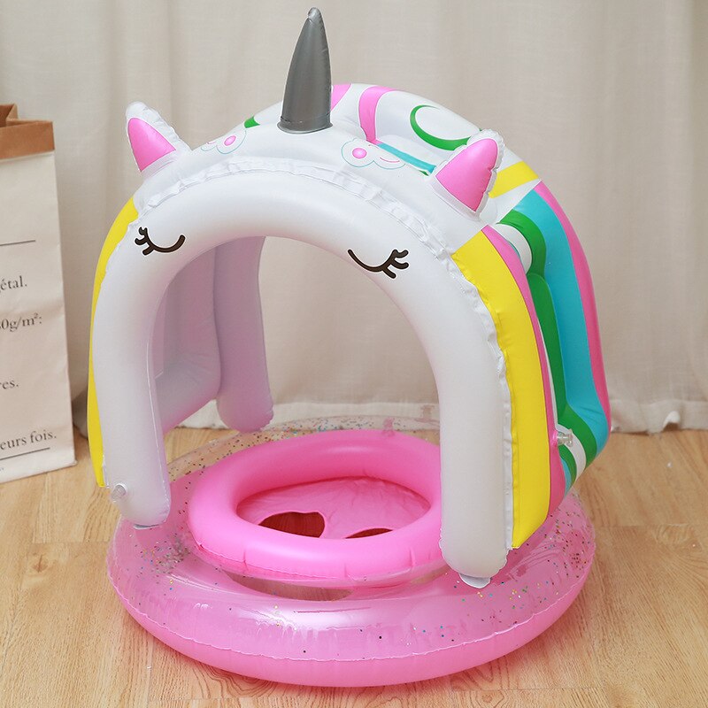 cute baby unicorn Inflatable Ring Children floatin... – Vicedeal