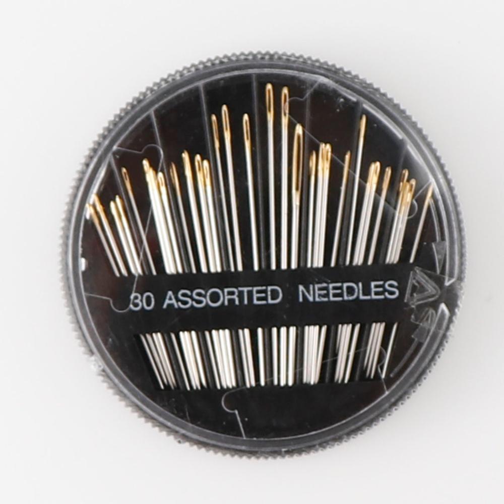 30Pcs/Set Hand Sewing Needles Gold Eye Needle Embr... – Grandado