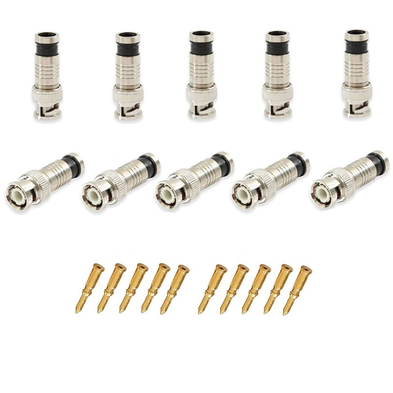 10 Teile/los sicherheit system Bnc-stecker Compres... – Grandado