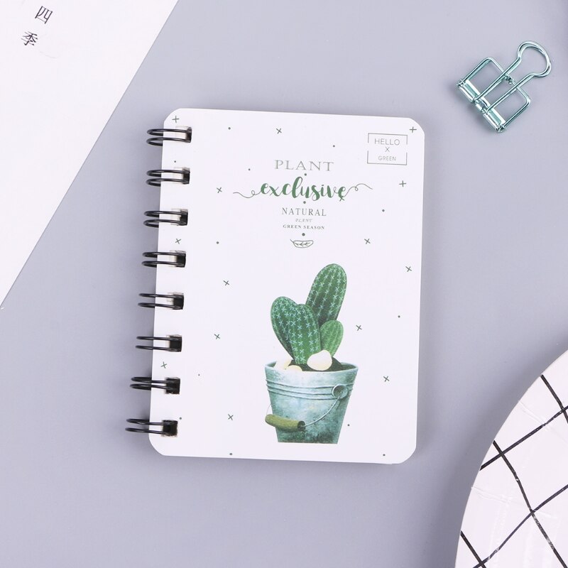 Cute Cactus Daily Office Supplies Planner Spiral N... – Grandado
