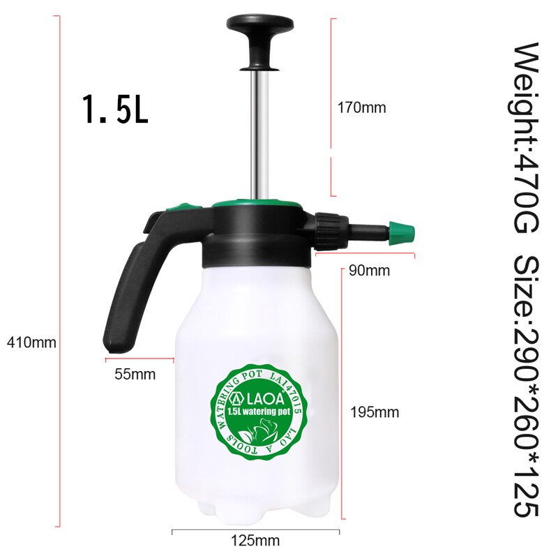 LAOA 1.5L 2.0L Watering Pot High Pressure Rotating... – Grandado