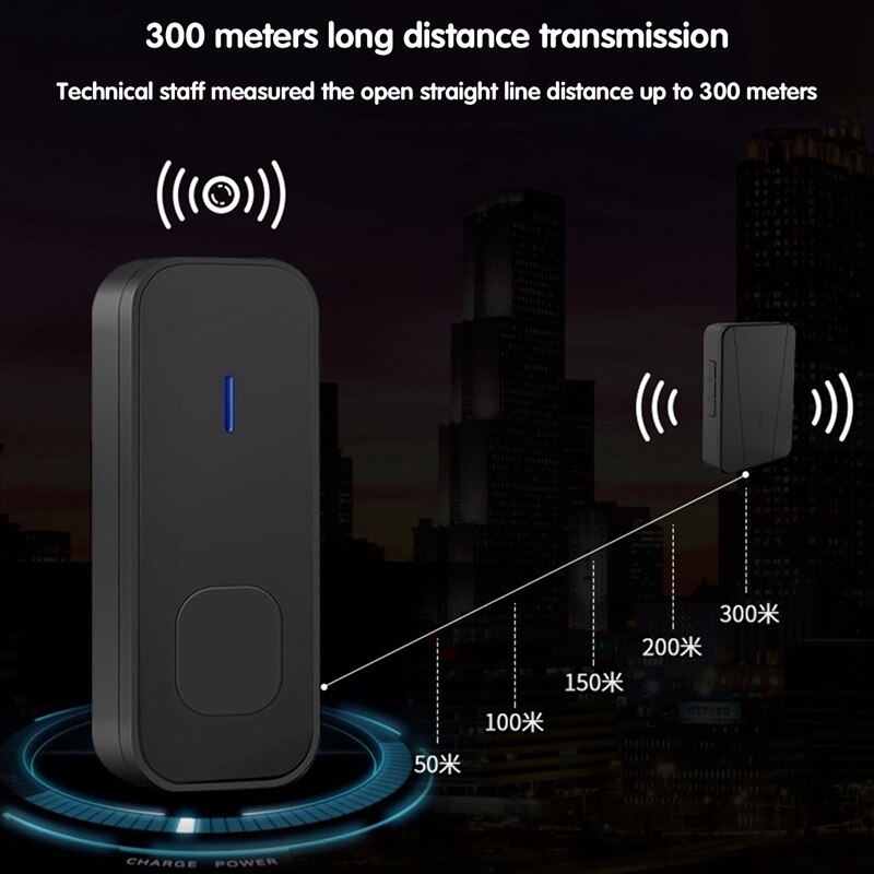 Wireless Doorbell Home Remote Emergency Alarm One-... – Vicedeal