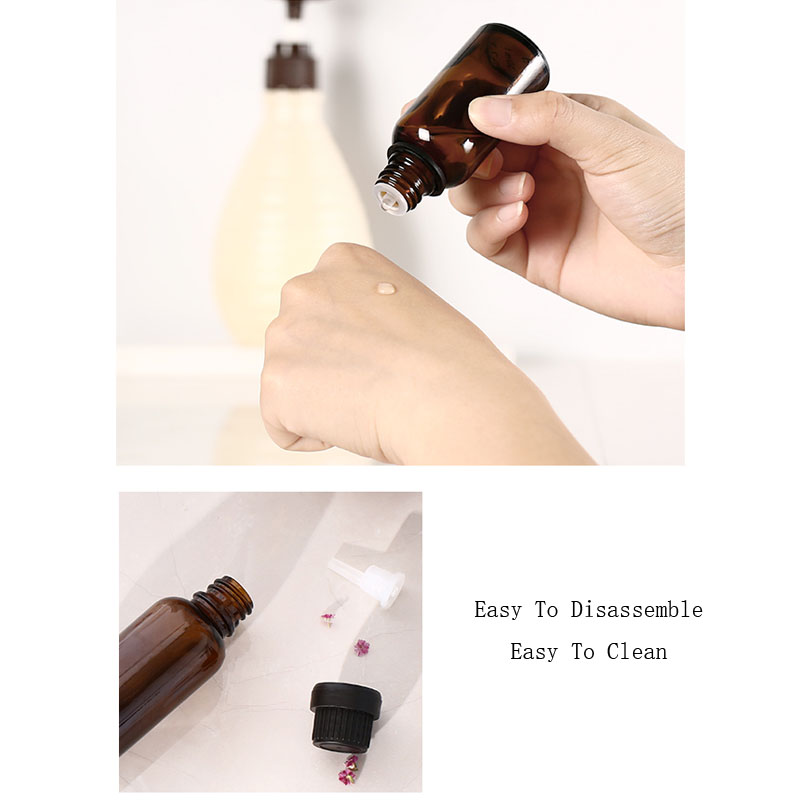 24 Pcs 5 Ml/10 Ml/15 Ml/20 Ml/30 Ml Amber Bruin Gl... – Grandado