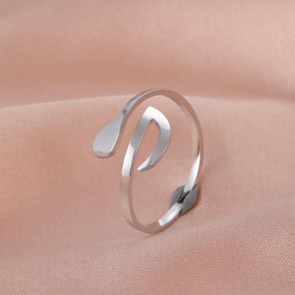 COOLTIME Musical Note Rings for Women Steel Gold C... – Grandado