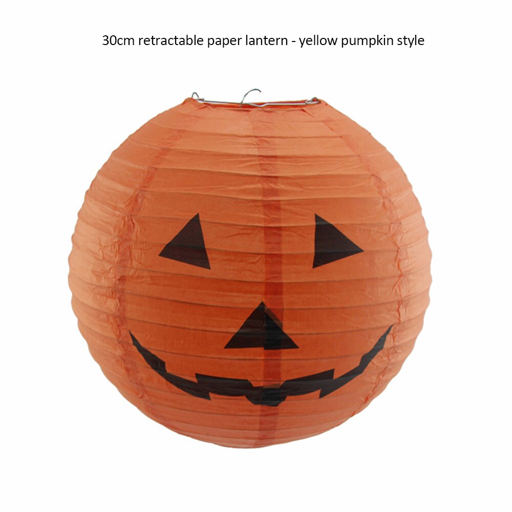 4 Colors Foldable Paper Pumpkin Lantern Halloween ... – Grandado