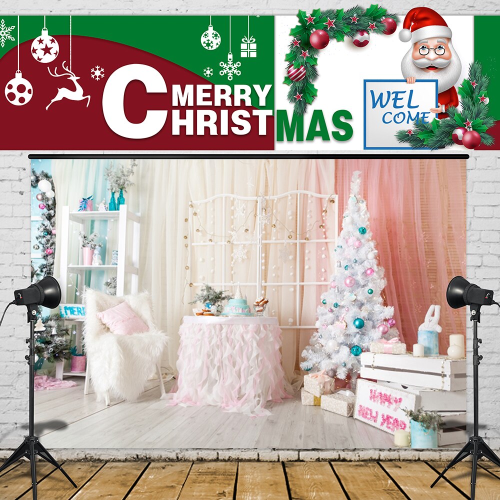 7x5ft pet Photography Backdrop Christmas day lovel... – Grandado
