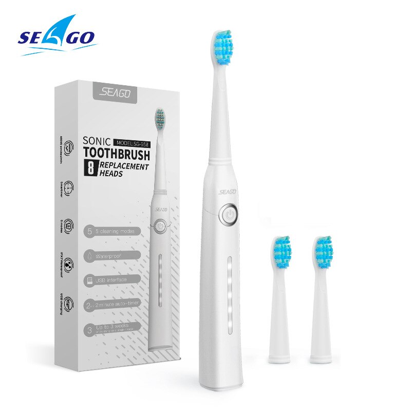 Seago Fast Sonic Toothbrush Electric Toothbrush wi... – Grandado