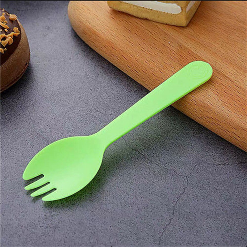 500pcs/set Disposable Plastic Spoons Forks for Cak... – Grandado