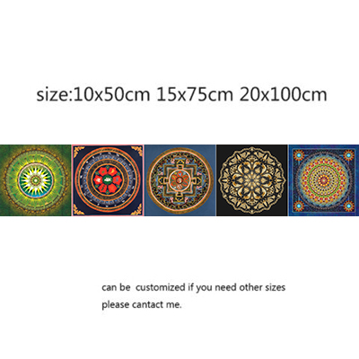 Mandala Style Mosaic Tile Stickers For Living Room... – Grandado