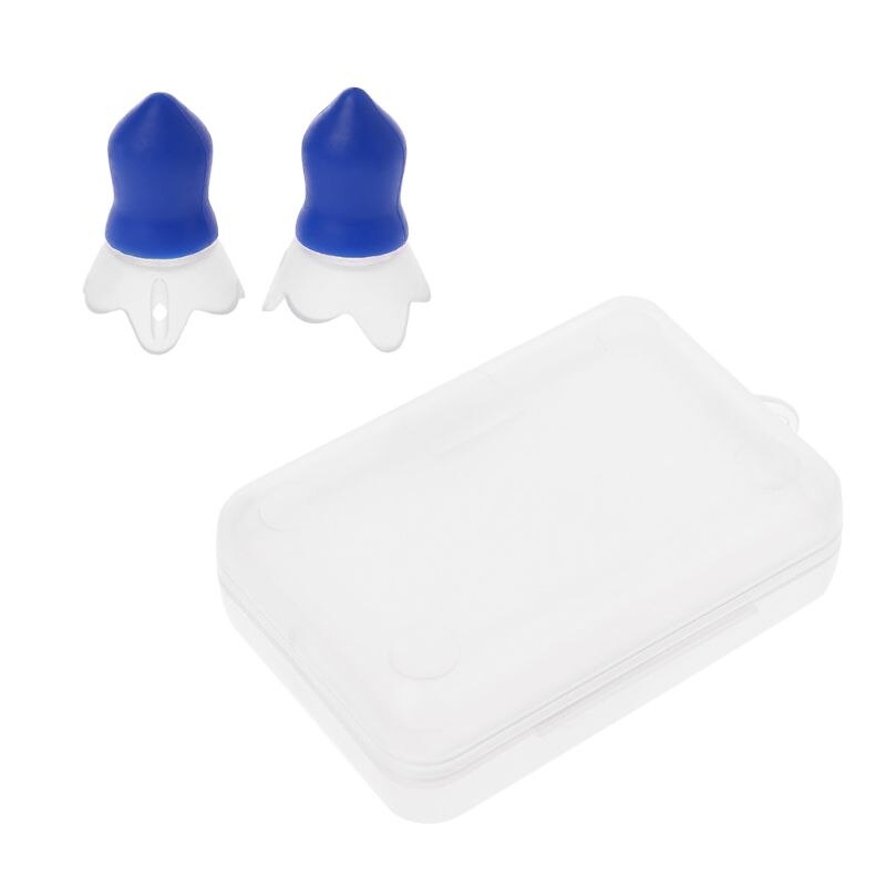1 Pair Silicone Flight Earplugs Noise Cancelling R... – Grandado