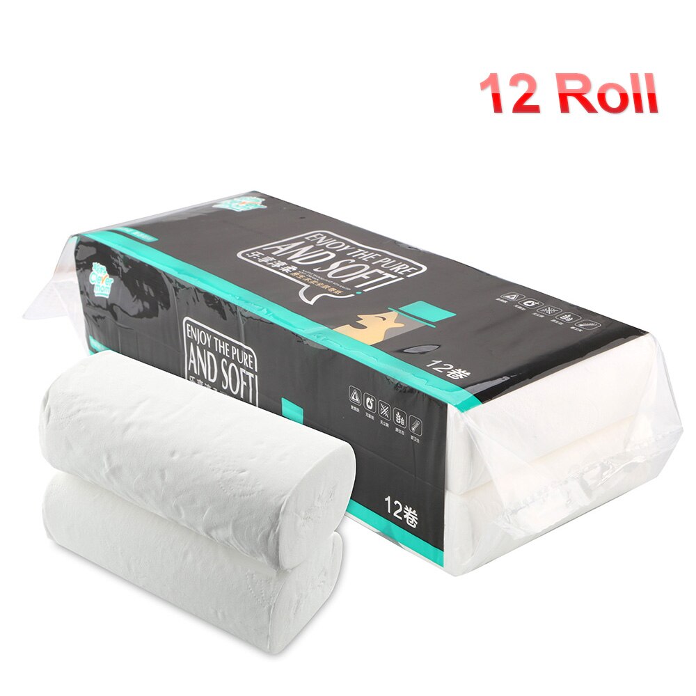 12 Rolls/Lot Coreless Toilet Paper Toilet Roll Pap... – Grandado