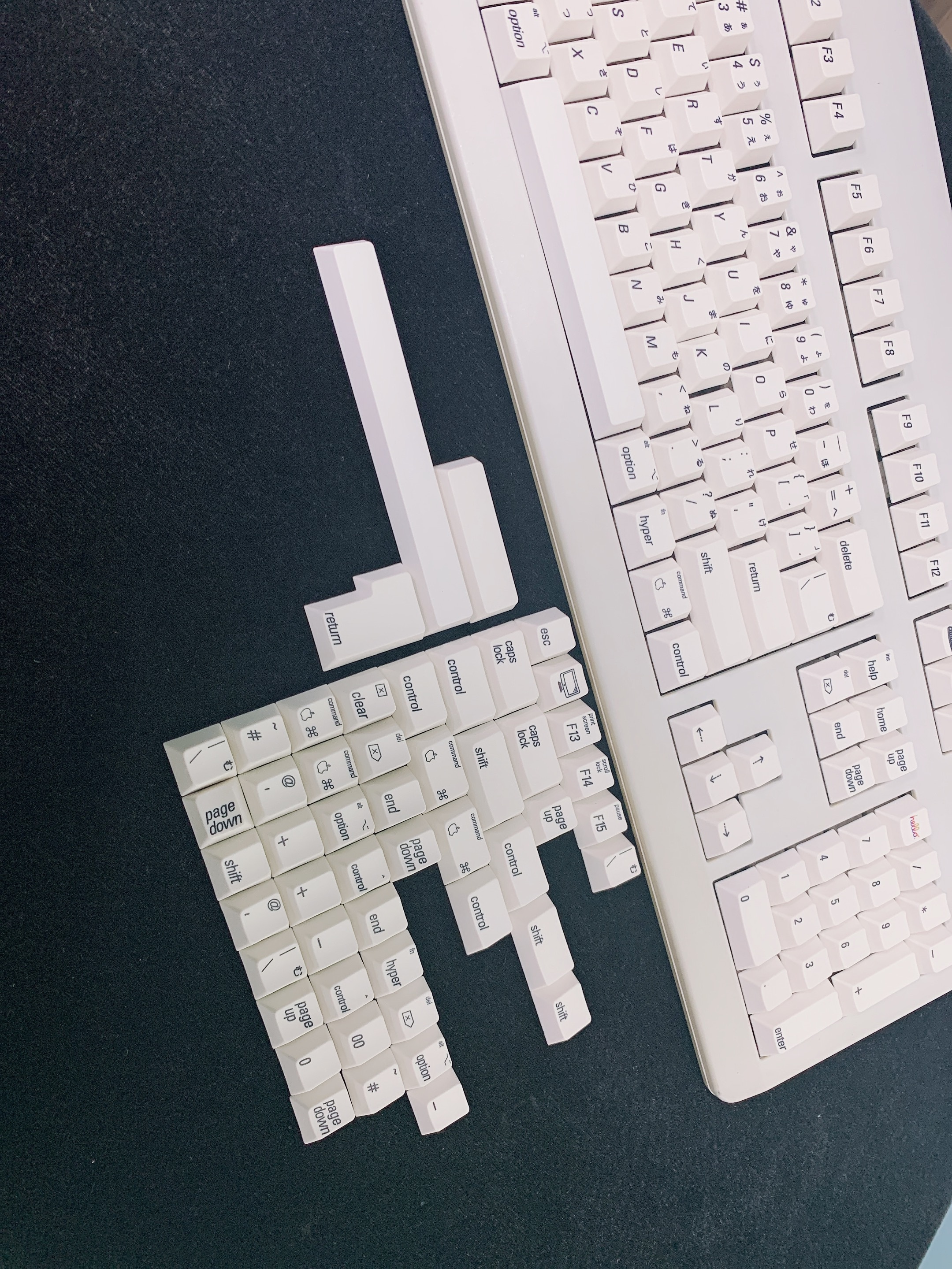 153 keys Full Set Minimalist Retro Apple Style Key... – Grandado