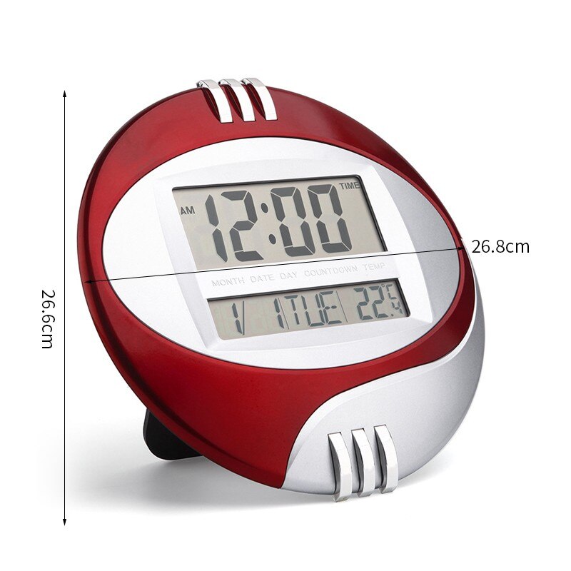 Nummer Display Led Elektronische Wandklok Snooze T... – Grandado Nummer Display Led Elektronische Wandklok Snooze T... – Grandado