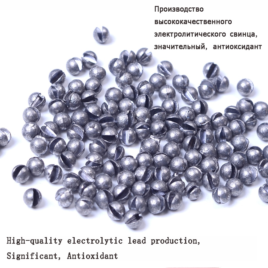 100pcs Round Split Shot Pure Lead Sinkers Weight F... – Grandado
