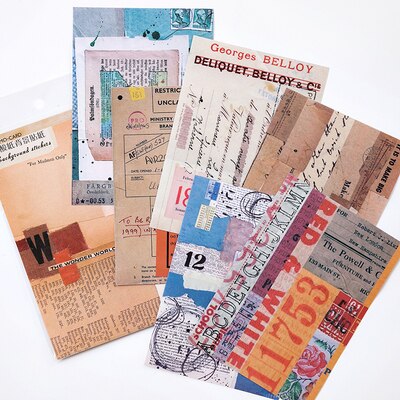 A6 size 6pcs/pack Artist notes manuscript Vintage ... – Grandado