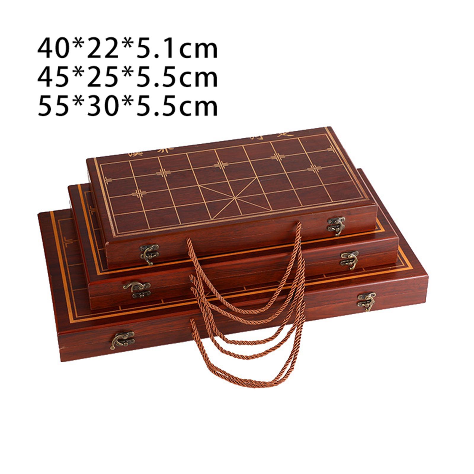 Foldable Wooden Chessboard Chinese Xiangqi Chess B... – Grandado