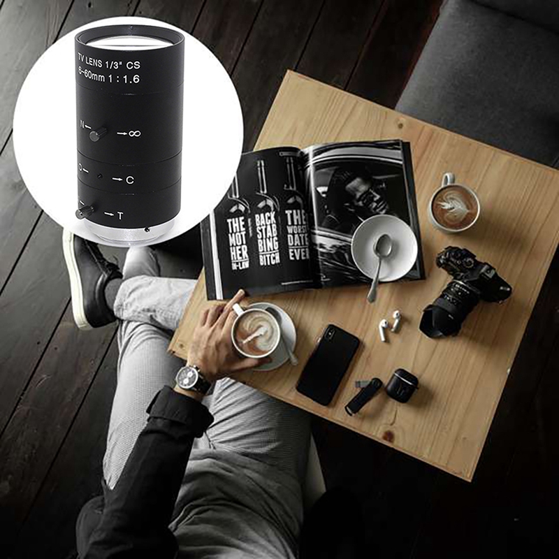 6-60Mm 1/3 Inch CS Camera Lens F1.6 Manual Zoom In... – Vicedeal