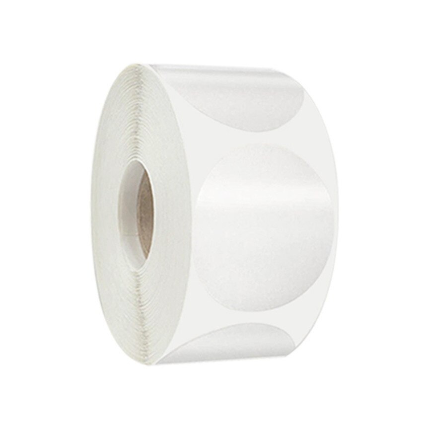 100-500Pcs Transparante Ronde Zelfklevende Sticker... – Vicedeal