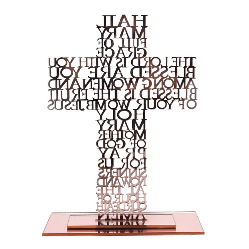21cm Acrylic Religious Scriptures Cross Jesus Chri... – Grandado