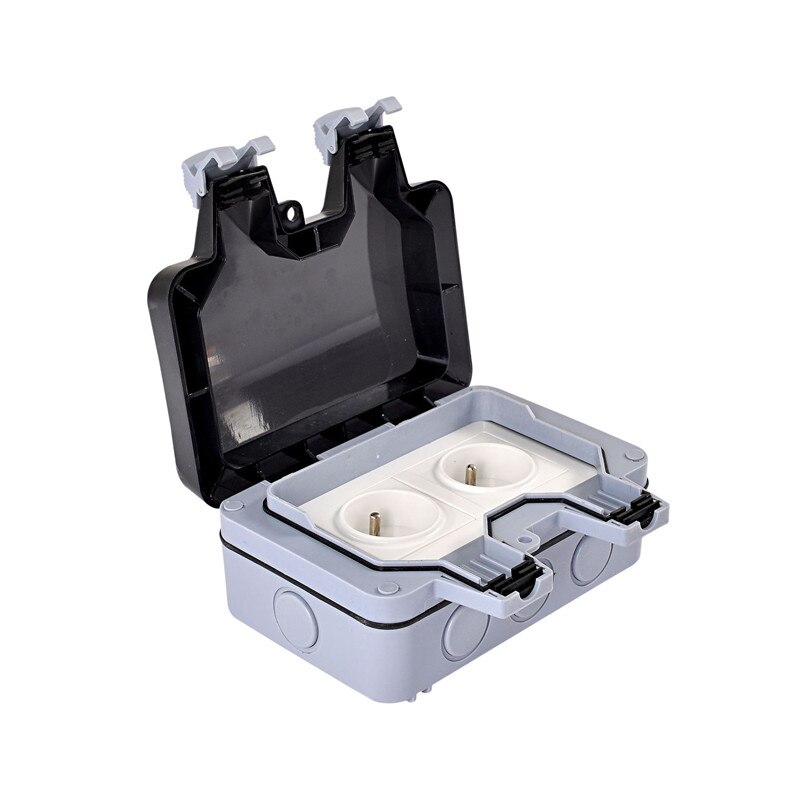 IP66 European Standard Waterproof Dual Power Socke... – Grandado