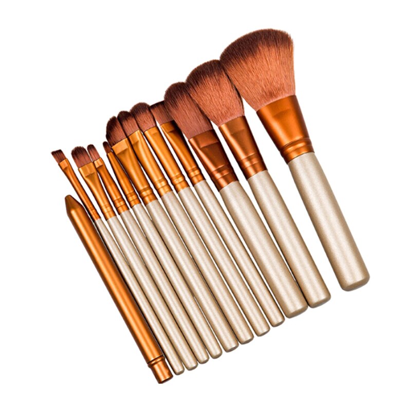 12 Stuks Soft Synthetisch Haar Oogschaduw Make Up Vicedeal