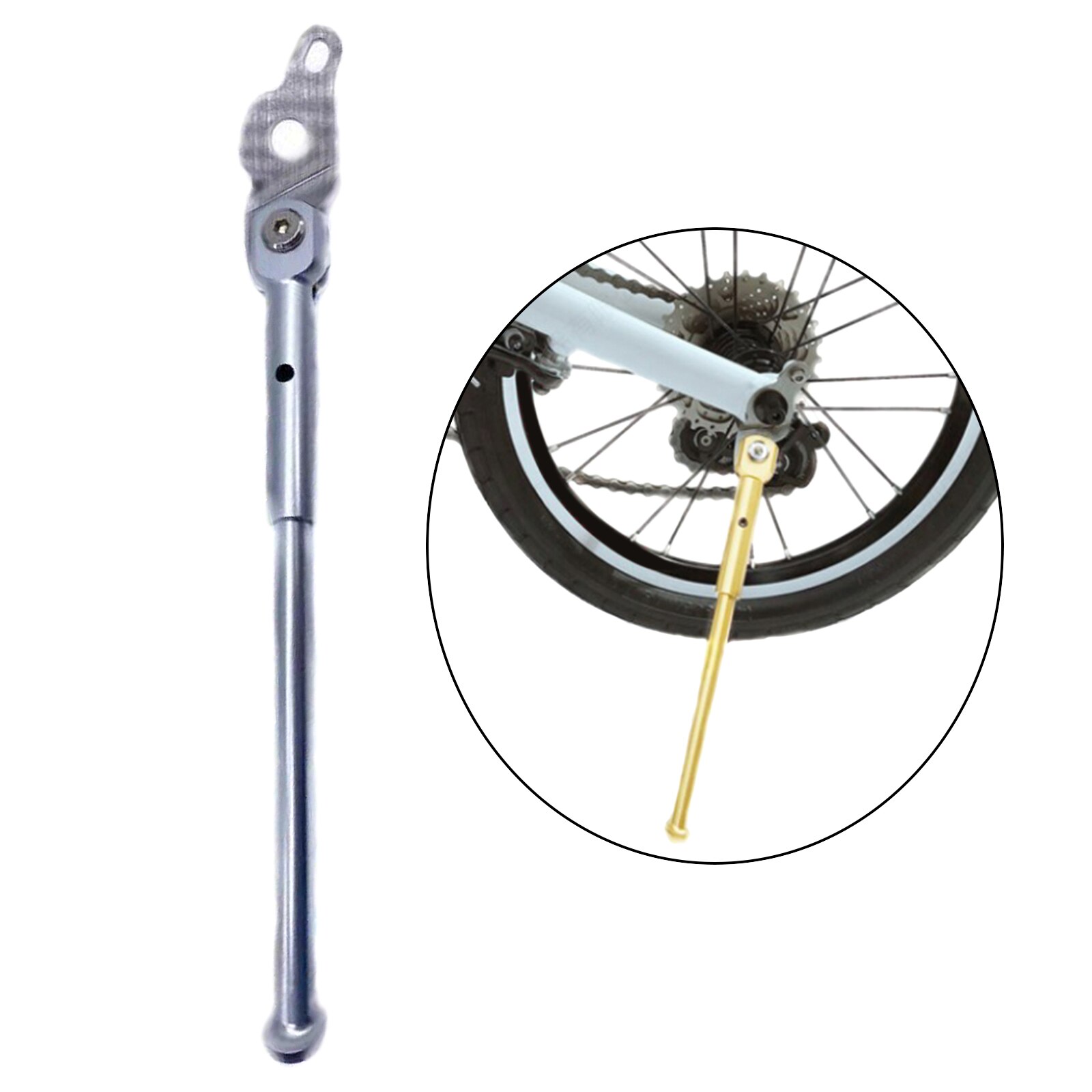 Folding Bike Kickstand Bicycle Rear Stand Parking ... – Vicedeal