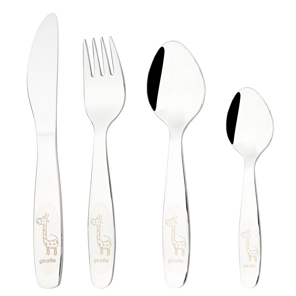 Baby Animal Tableware Set Children Utensil Stainle... – Grandado